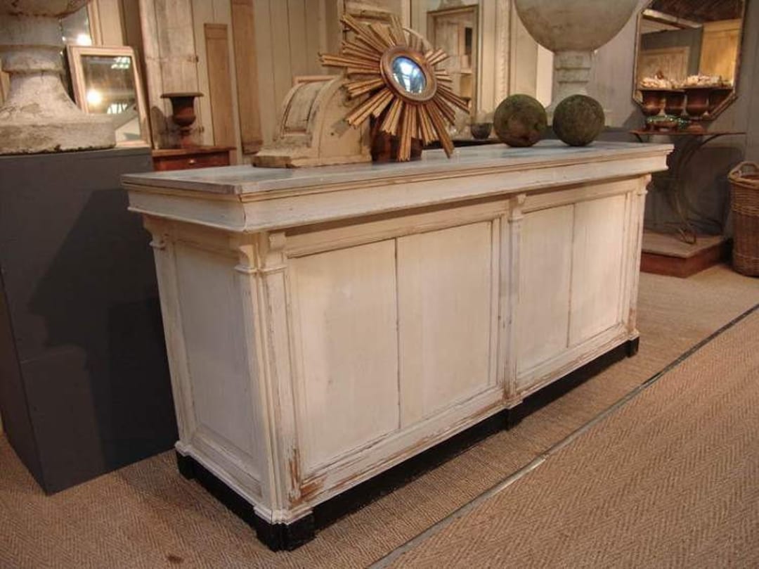 French Antique Repro Check Out Counter/ Reception Desk/ Cash Wrap ...