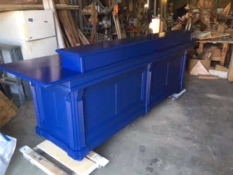 French Antique Repro Check Out Counter/ Reception Desk/ Cash Wrap ...