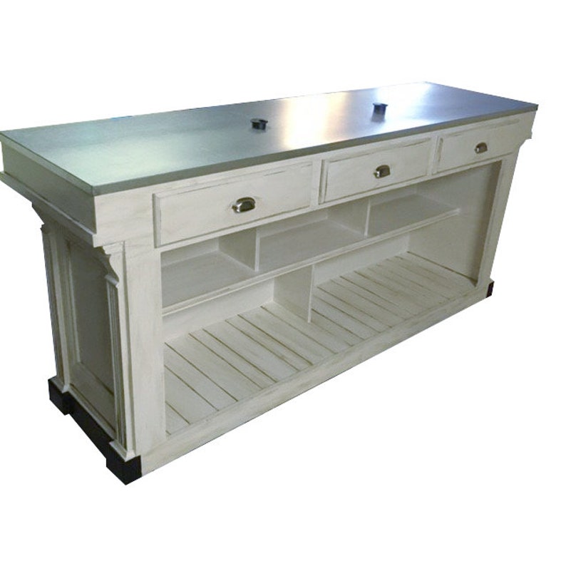 French Antique Repro Check Out Counter/ Reception Desk/ Cash Wrap ...