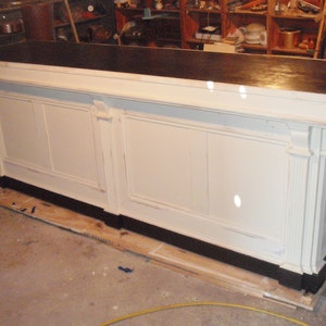 French Antique Repro Check Out Counter/ Reception Desk/ Cash Wrap ...