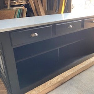 French Antique Repro Check Out Counter/ Reception Desk/ Cash Wrap ...