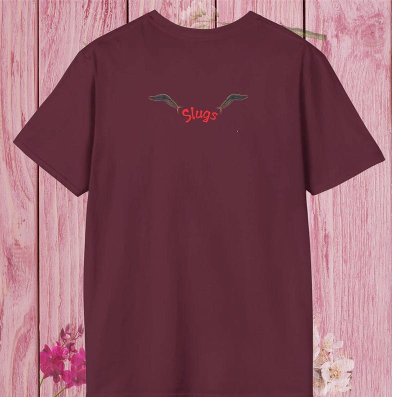 Slug Love T-shirt, Cute Heart Shirt, Valentine Gift His Her, Gardener ...