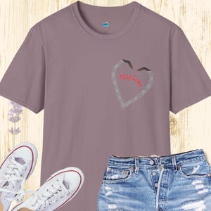 Slug Love T-shirt, Cute Heart Shirt, Valentine Gift His Her, Gardener ...