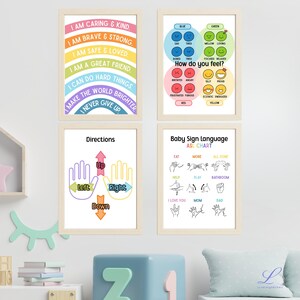 Educational Wall Art Classroom Printable Toddler Poster Montessori Kid ...