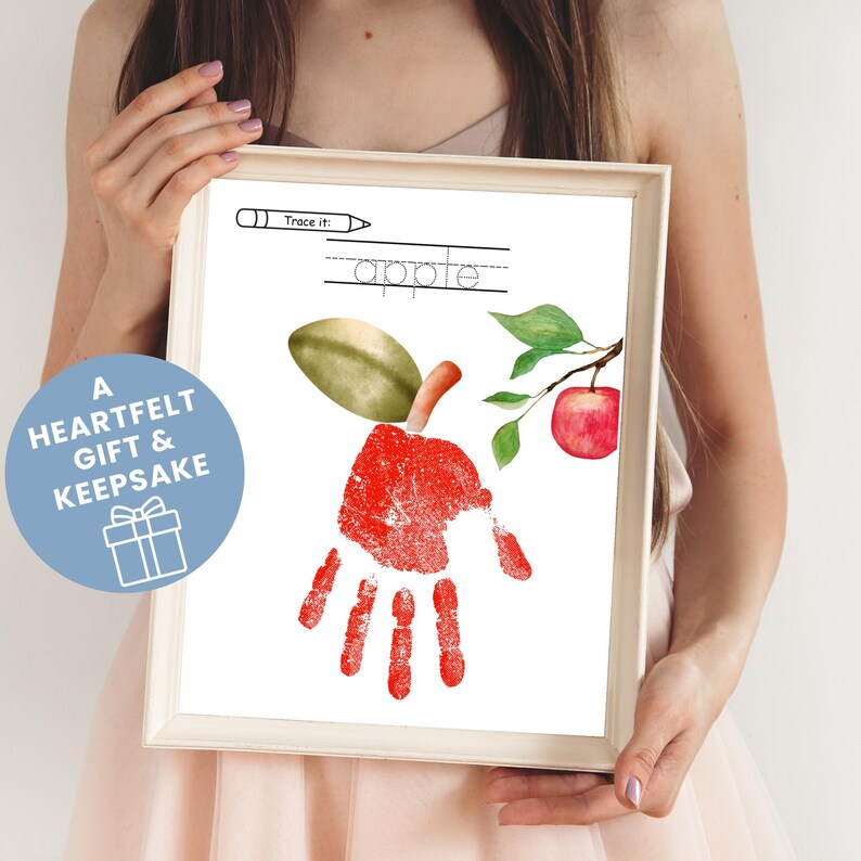 Kids Handprint Art Alphabet Activity Printable Preschool Craft Baby ...