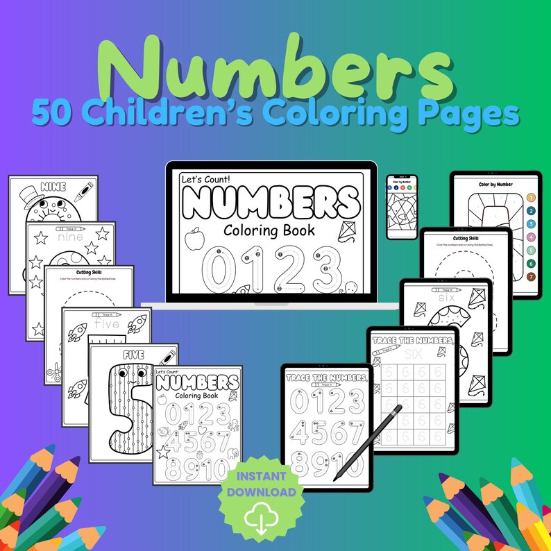 Kids Coloring Pages Coloring Book Printable Educational Coloring Page ...