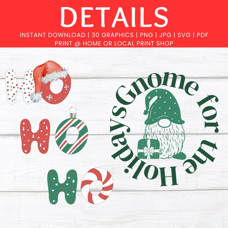 Christmas SVG Bundle Christmas Clip Art Cricut SVG Cut Files Christmas ...