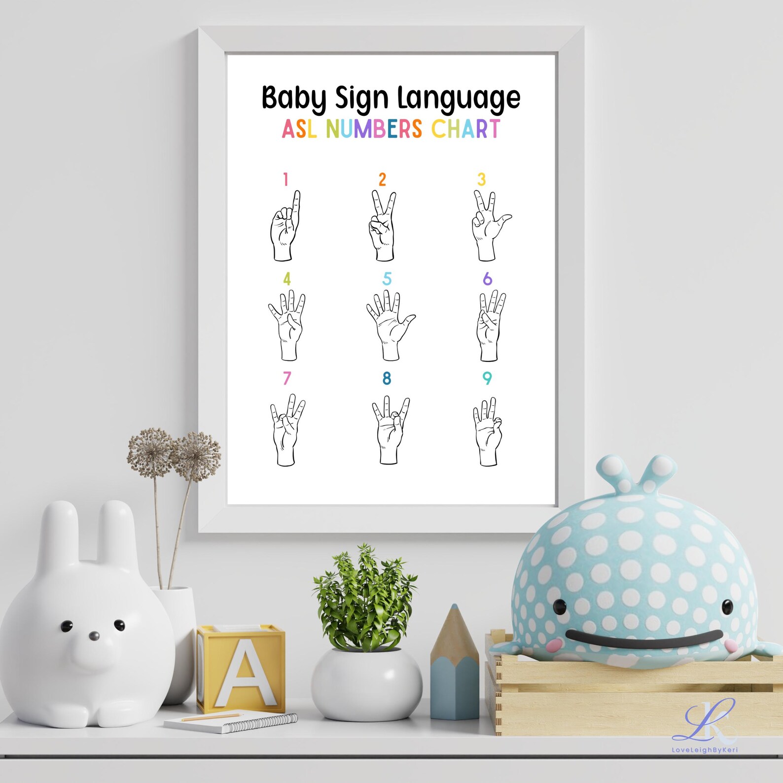 Baby Sign Language Poster Baby ASL Printable Baby Sign Chart Sign ...