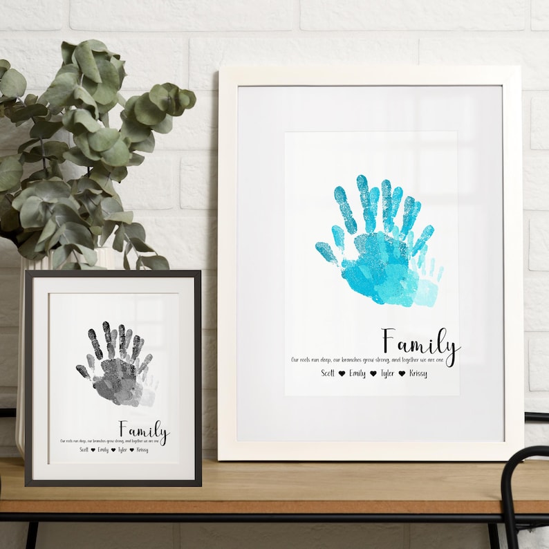 Family Tree Printable Handprint Craft Gift Gift for Mom Gift Mothers ...