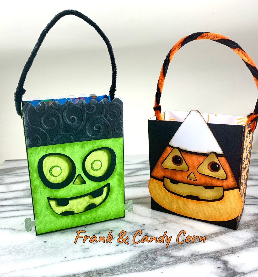 Halloween Treat Bag: Mummy, Bat, Candy Corn, Frank - Etsy