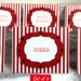 Circus/carnival Buffet Cards Set of 6movie, Place Cards, - Etsy