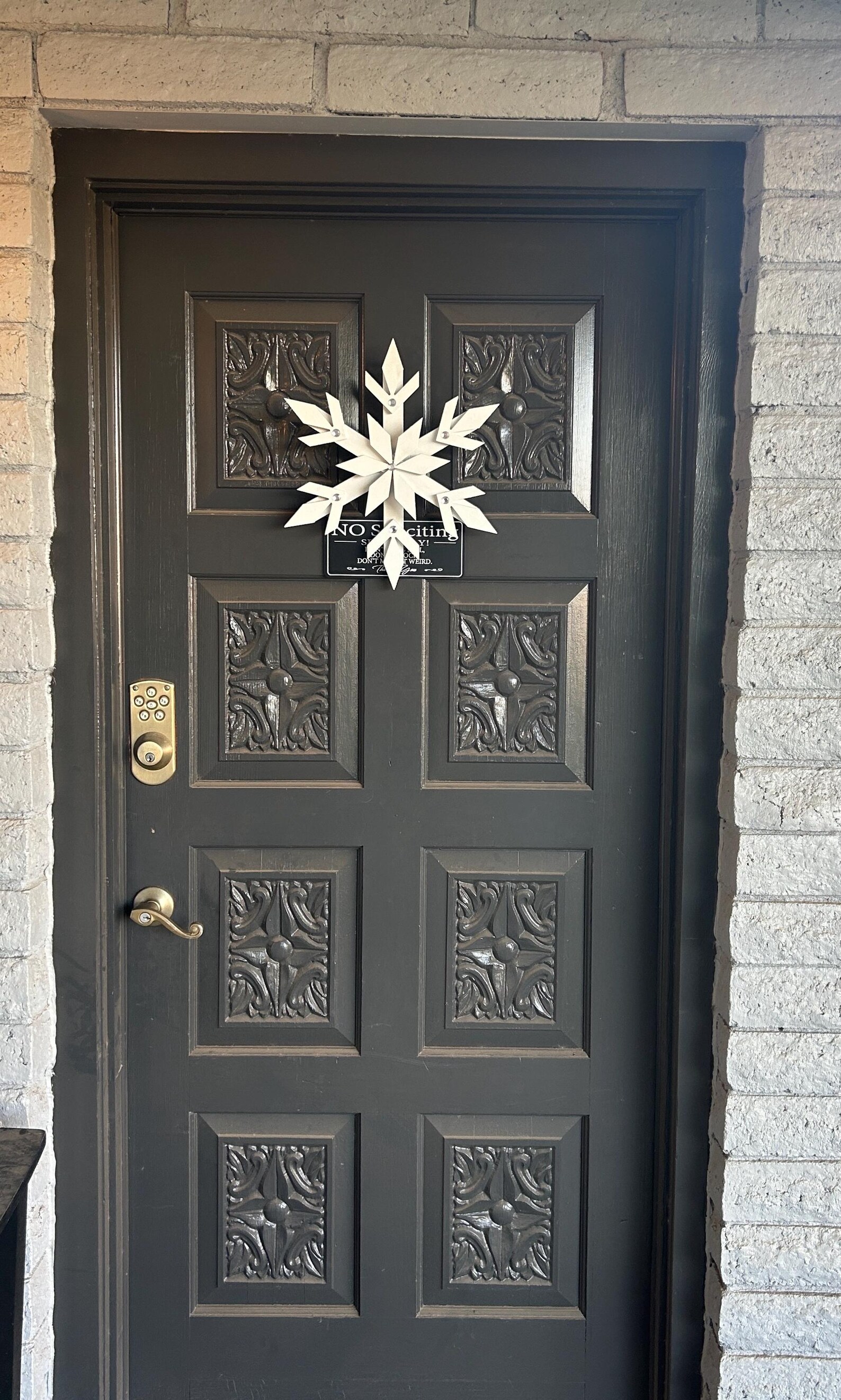 Distressed Wooden Snow Flake, Front Door Decor, Porch Decor - Etsy