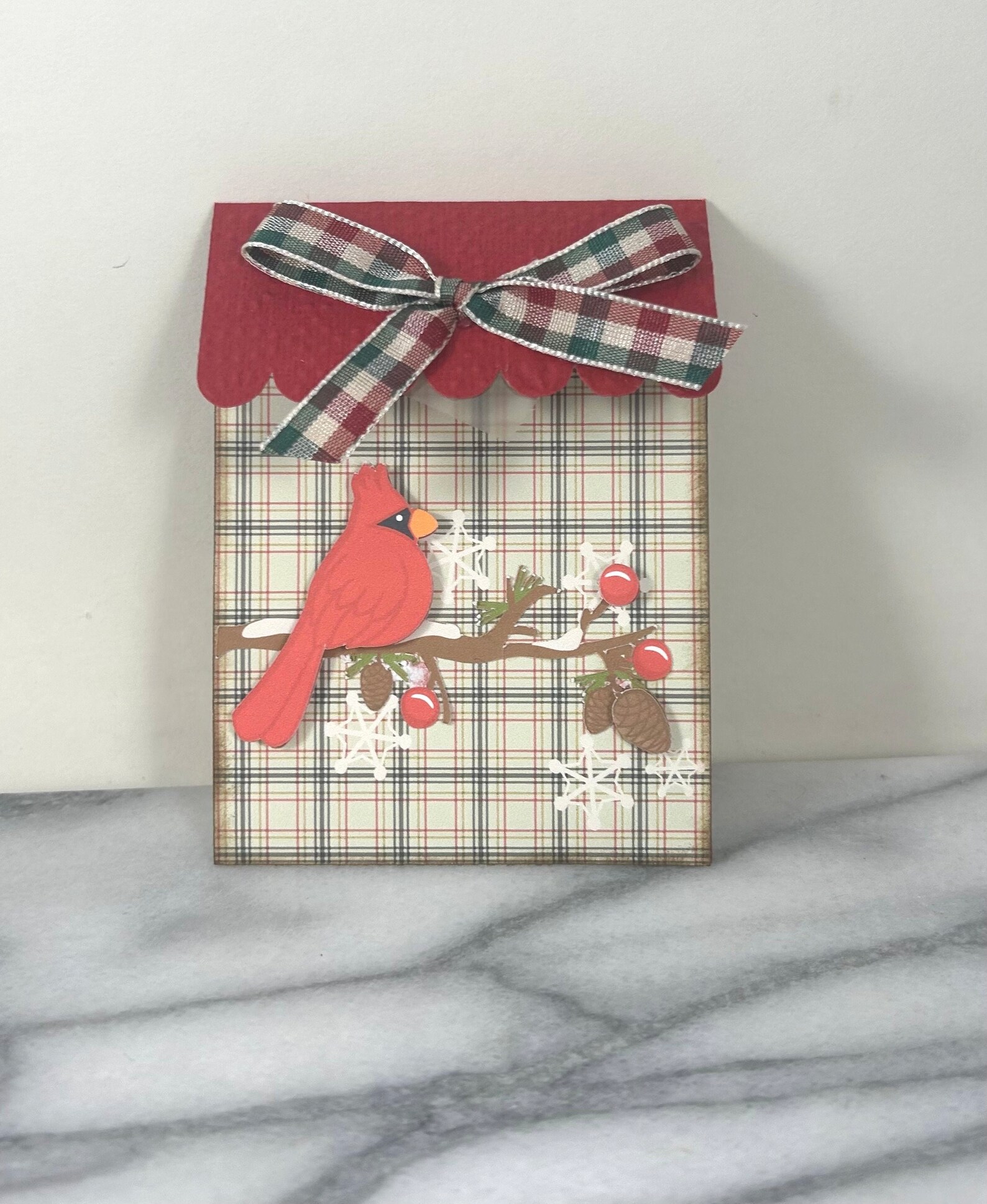 Elegant Cardinal Gift Card Holder Set of 4, Christmas Gift, Gift Idea ...