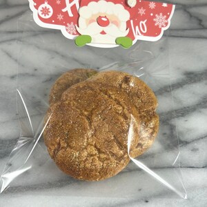 Santa Treat Bag Toppers Set of 6, Christmas Bag Topper, Bag Topper ...