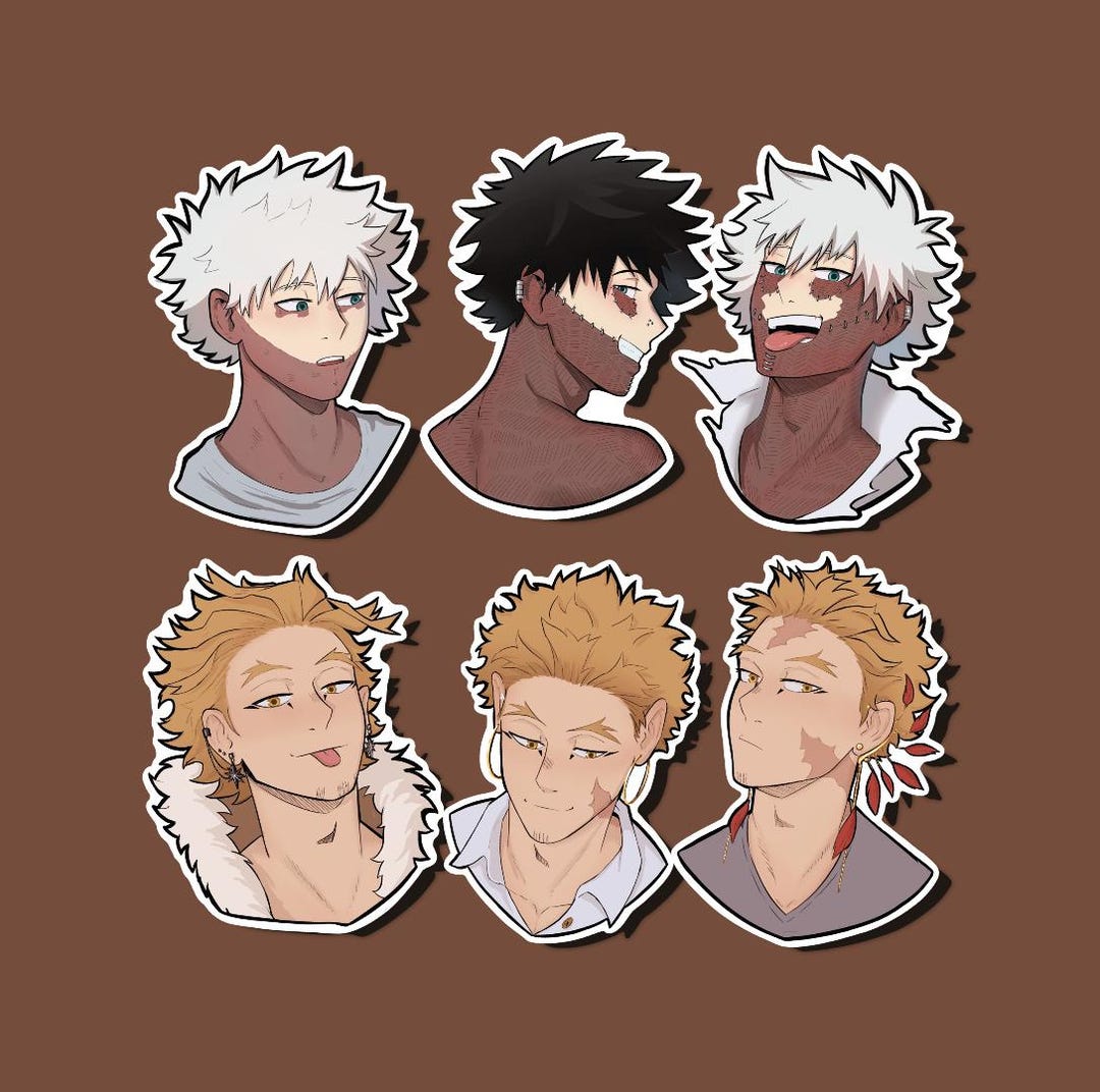 Hawks & Dabi Stickers - Etsy