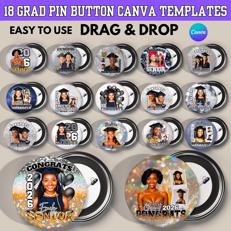 Graduation Button - Etsy