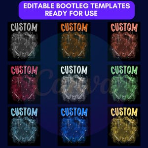Custom Bootleg Shirt Template: 90s Rap Tee Designs (canva Editable ...