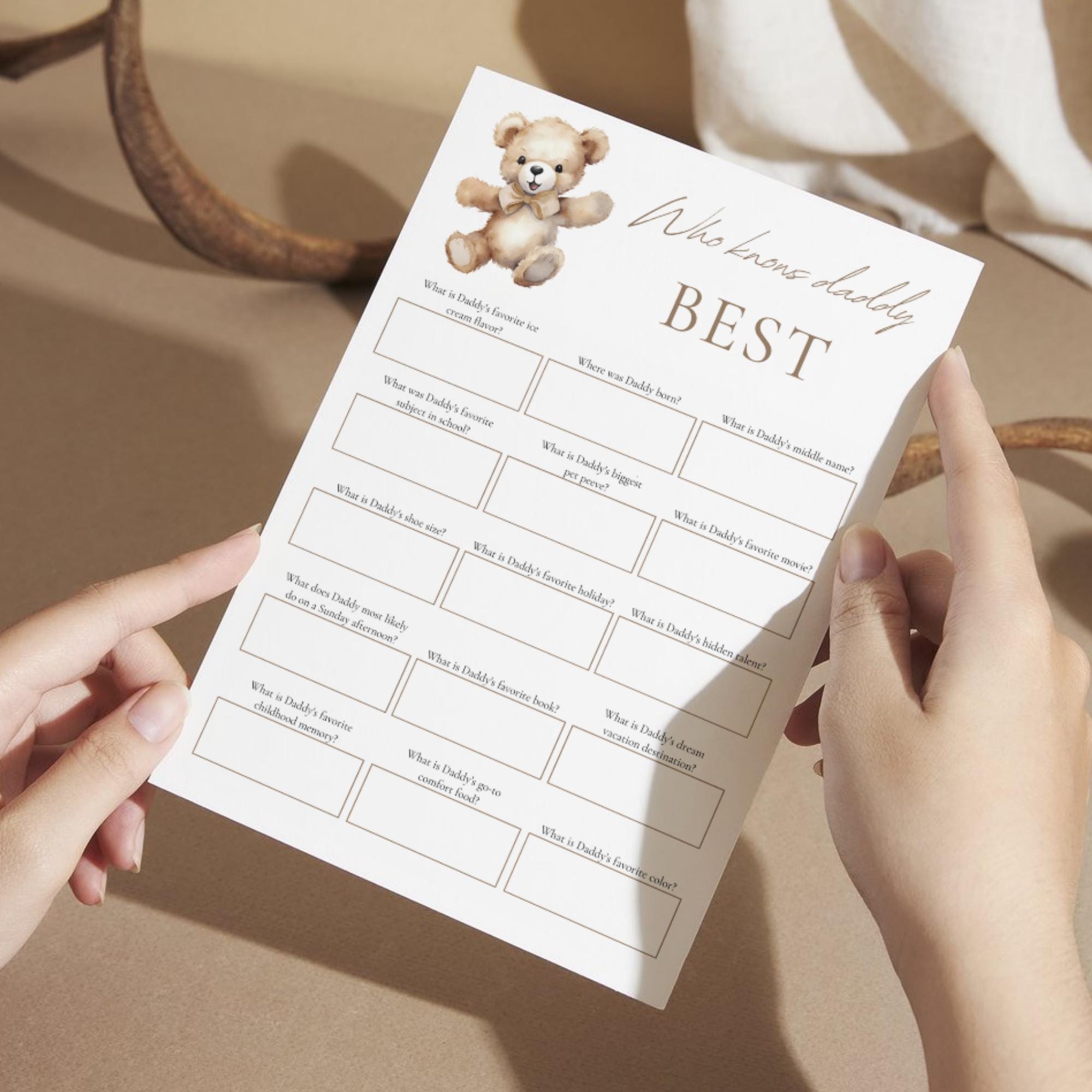 Editable Teddy Bear Baby Shower Games Bundle (digital Download) - Etsy