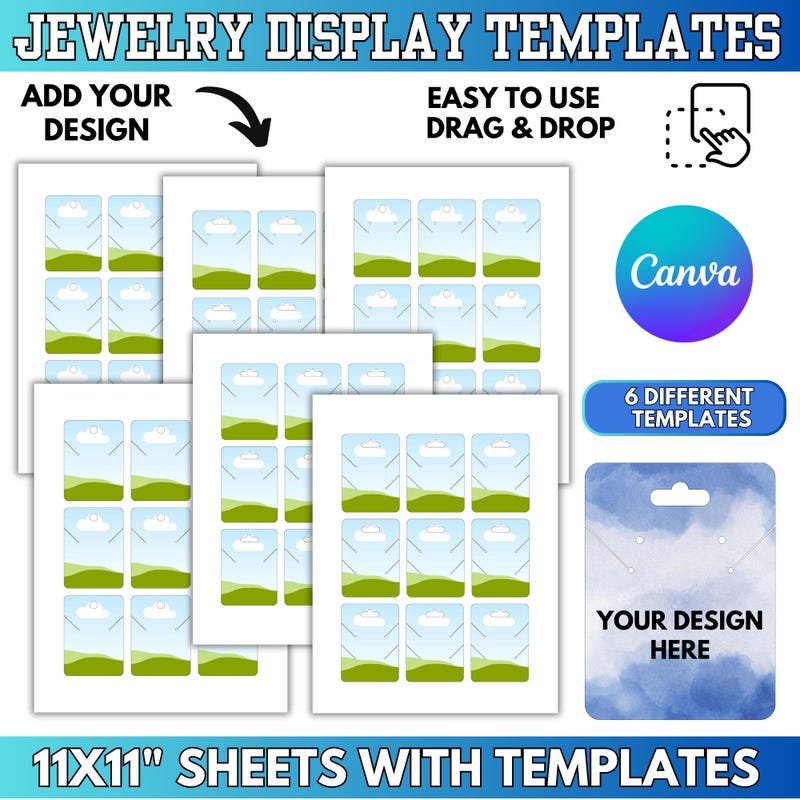 Earring Display Cards - Etsy