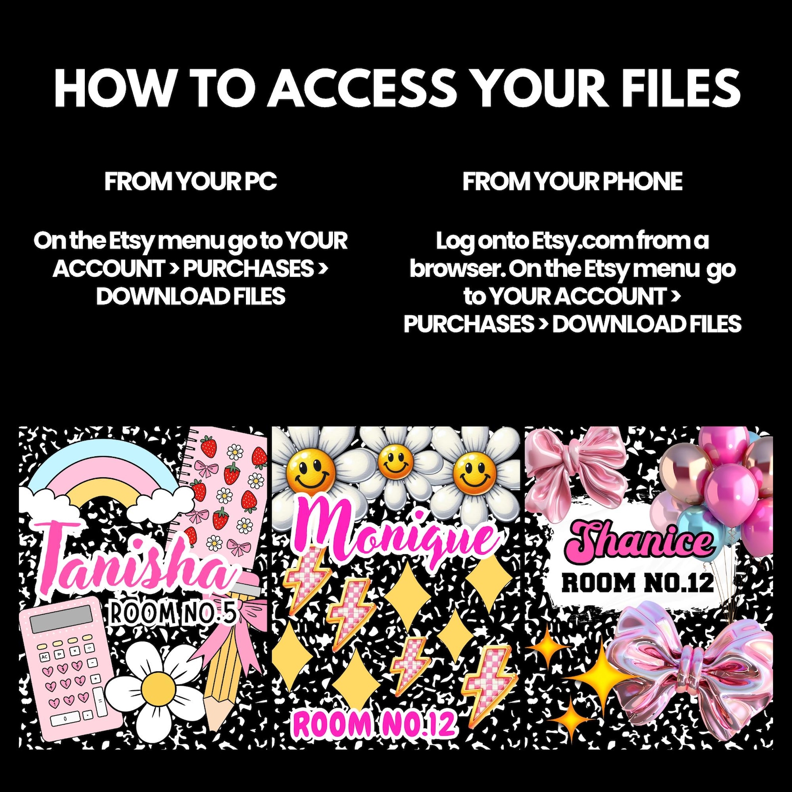Editable Girl Composition Notebook Cover Templates: Back to School ...