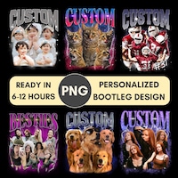 Custom Bootleg Rap Tee Editable Photoshop PSD Files, DIY Bootleg ...