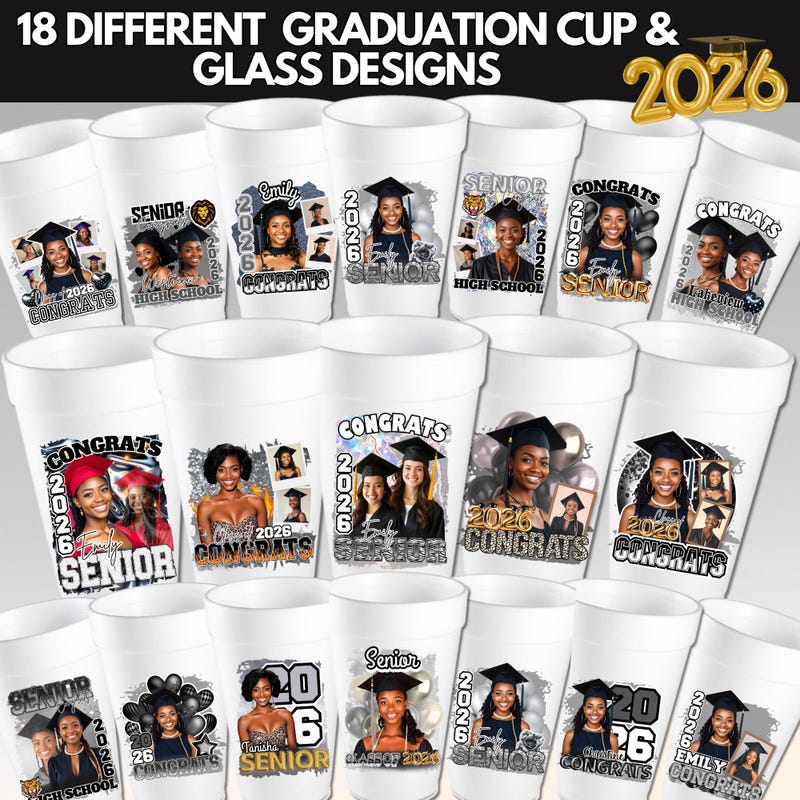 Graduation Cups - Etsy