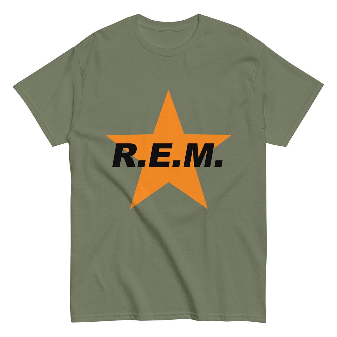 R.E.M. Star 90s Reproduction Unisex Classic Tee Gildan 5000 - Etsy