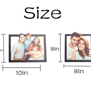 Personalized Family Pixar Style 3D Photo Frame,cartoon Portrait Photo ...