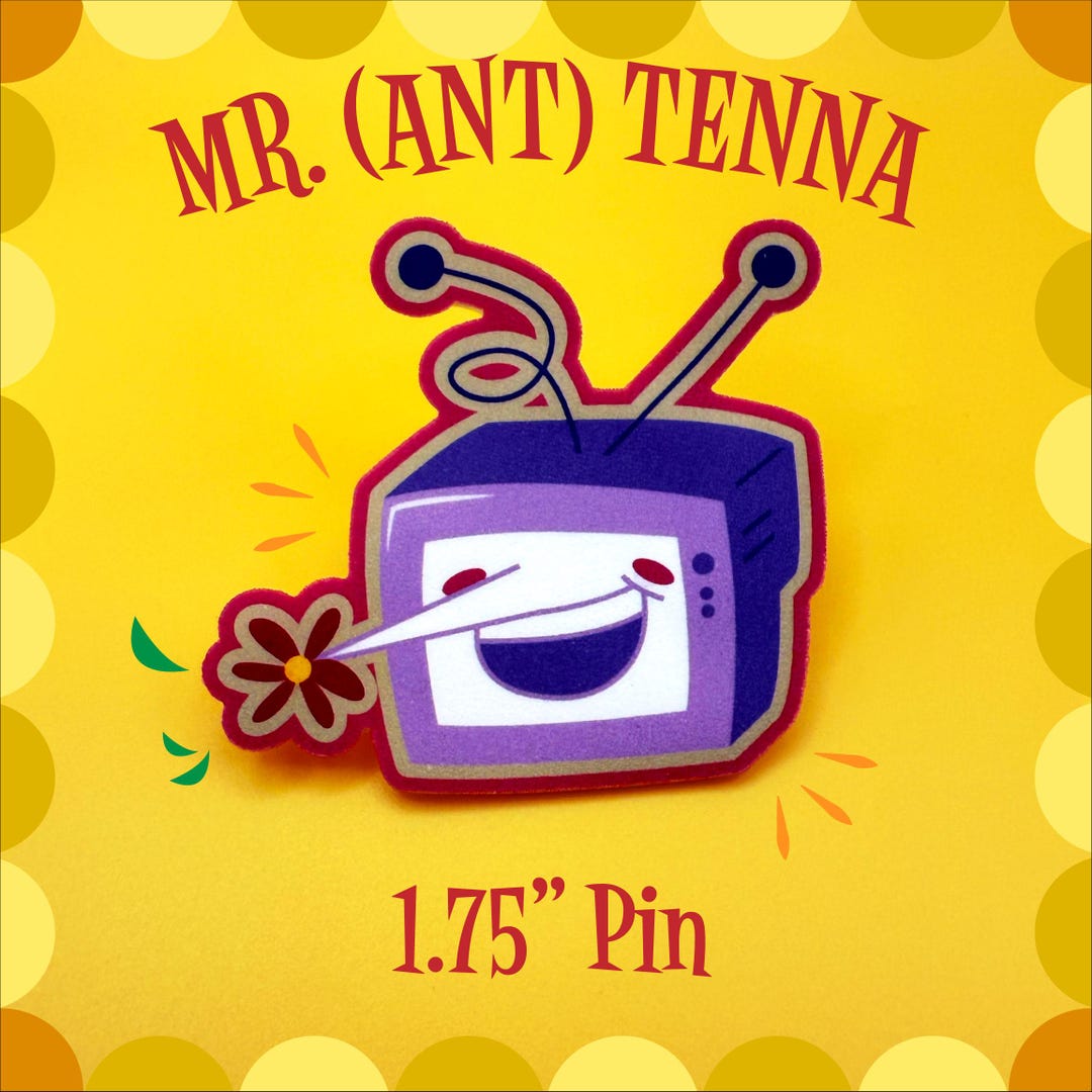 Mr. Ant Tenna 1.75" Pin | Deltarune - Etsy