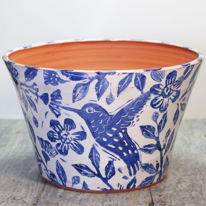 Hand Thrown Planter With - Etsy
