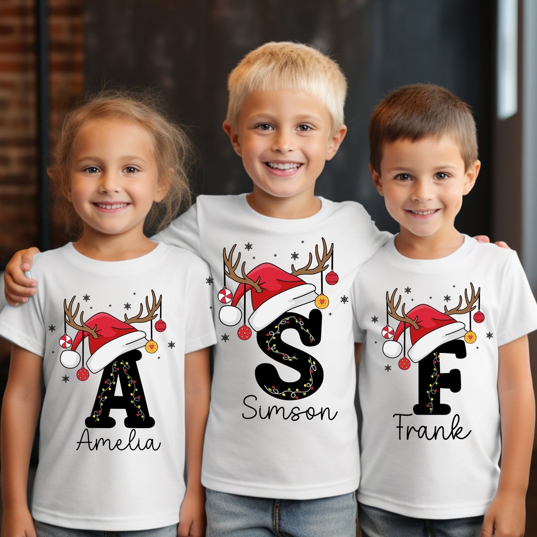 Christmas Kids T-shirt, Custom Christmas Kids Shirt, Funny Christmas ...