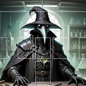 Plague Doctor Playmat for Flesh and Blood Fab Mtg Magic Tcg Digital ...