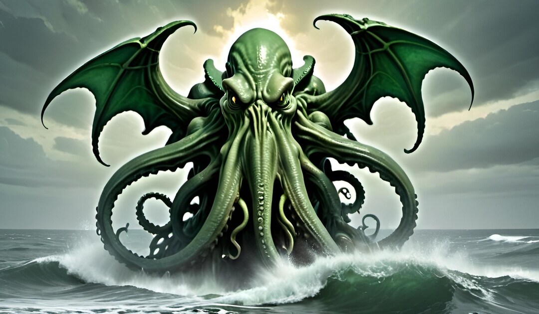 Cthulhu From the Ocean Playmat for Flesh and Blood Fab Mtg Magic Tcg ...