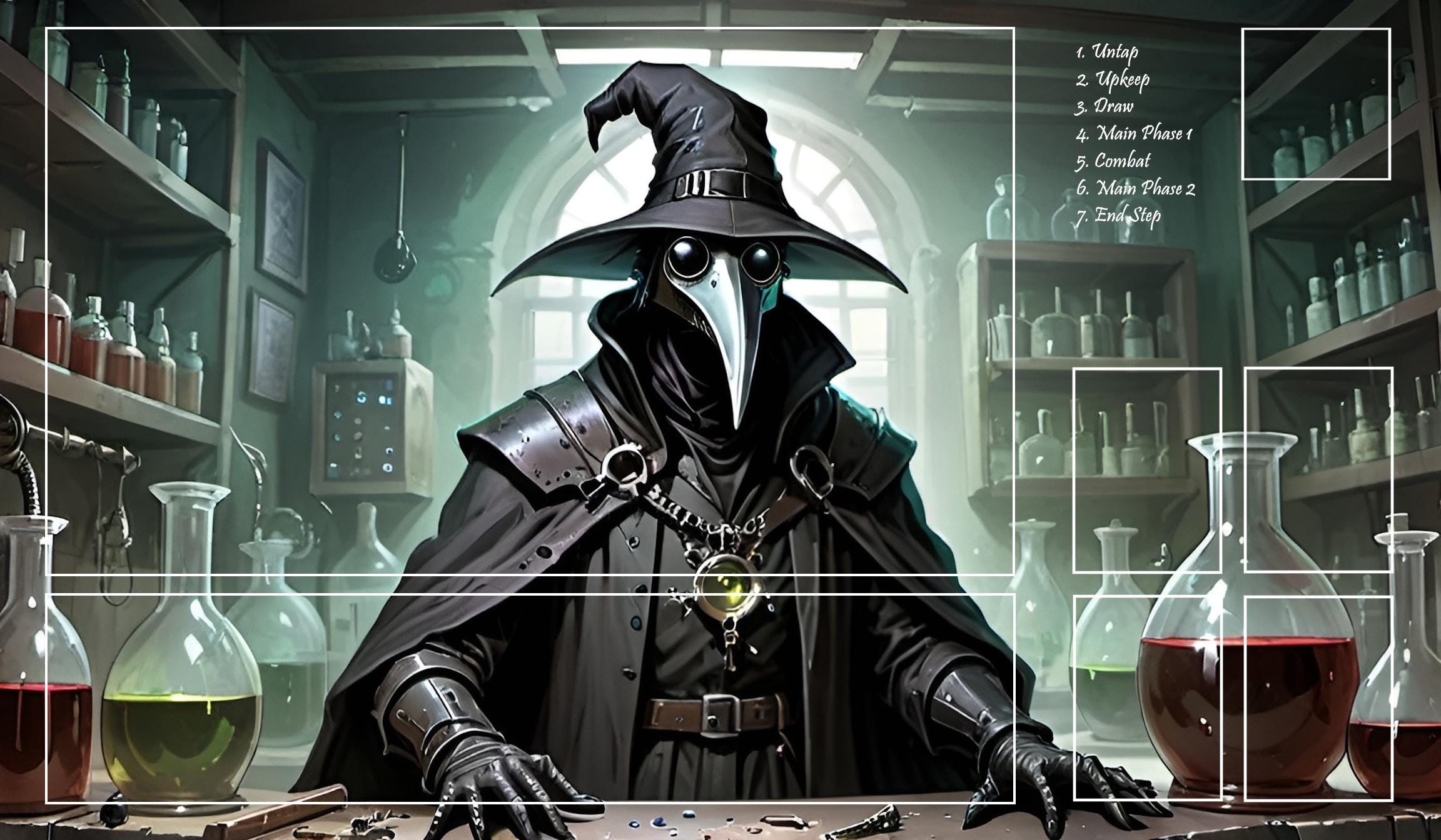 Plague Doctor Playmat for Flesh and Blood Fab Mtg Magic Tcg Digital ...