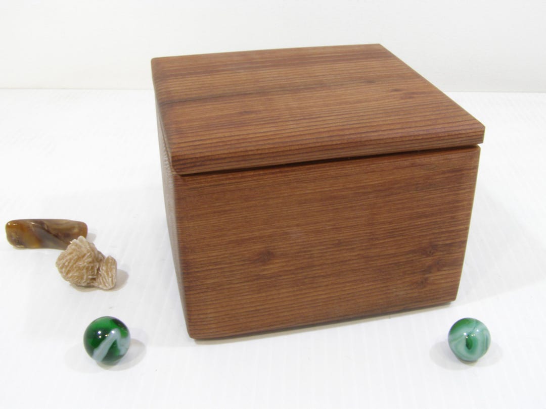 Reclaimed Redwood Box (18 Cu. In.) Wood Urn, Cremation Urn, Pet Urn ...