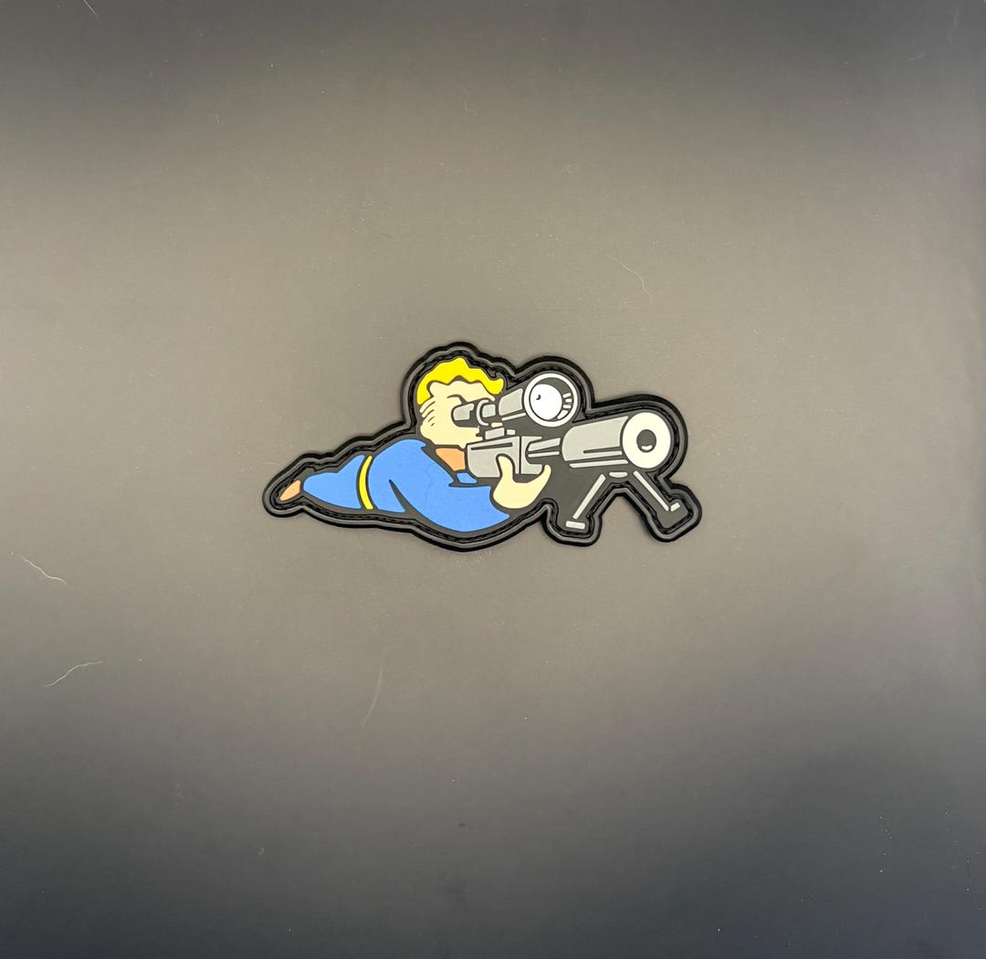 Fallout: Vault Boy Sniper PVC Patch - Etsy