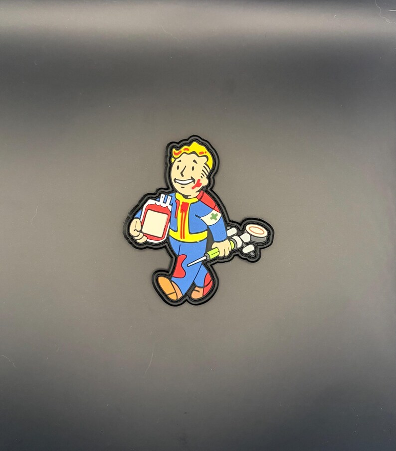 Fallout: Vault Boy Medic PVC Patch - Etsy
