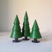 Wooden Christmas Trees Table Holiday Decor for Home Handmade Wooden ...