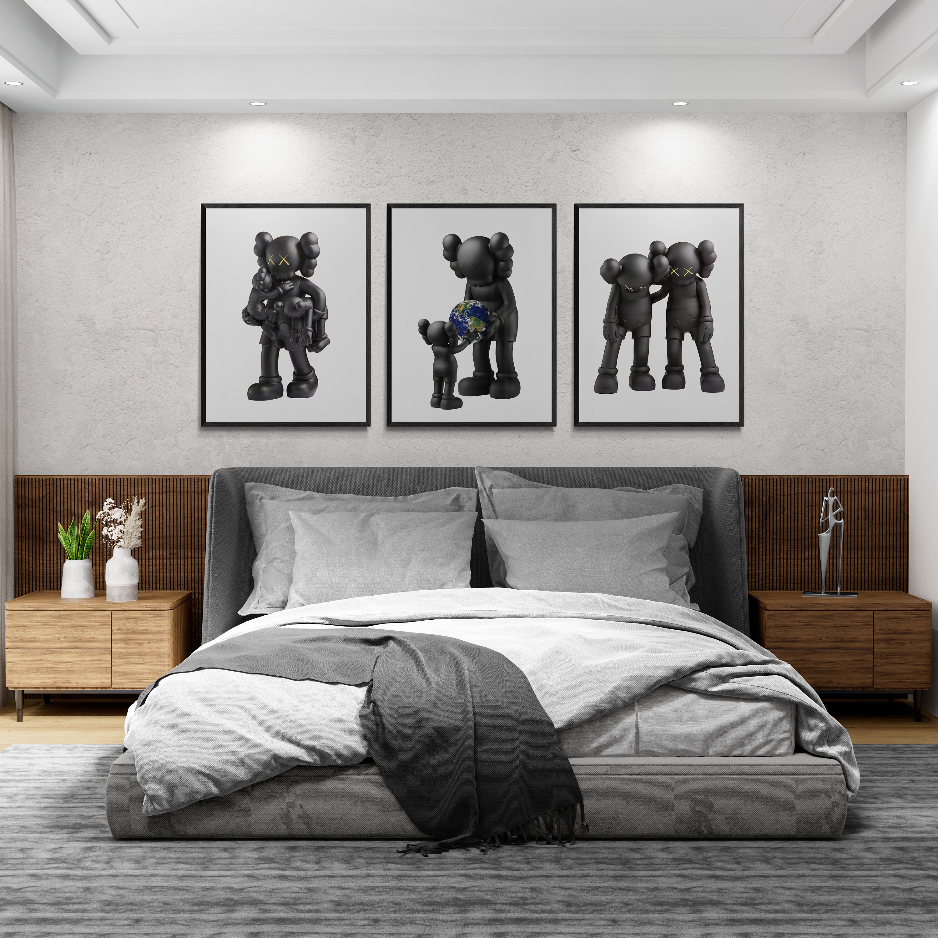 Kaws World Solo Poster, Hypebeast Toys, Figure Printable Wall Art ...