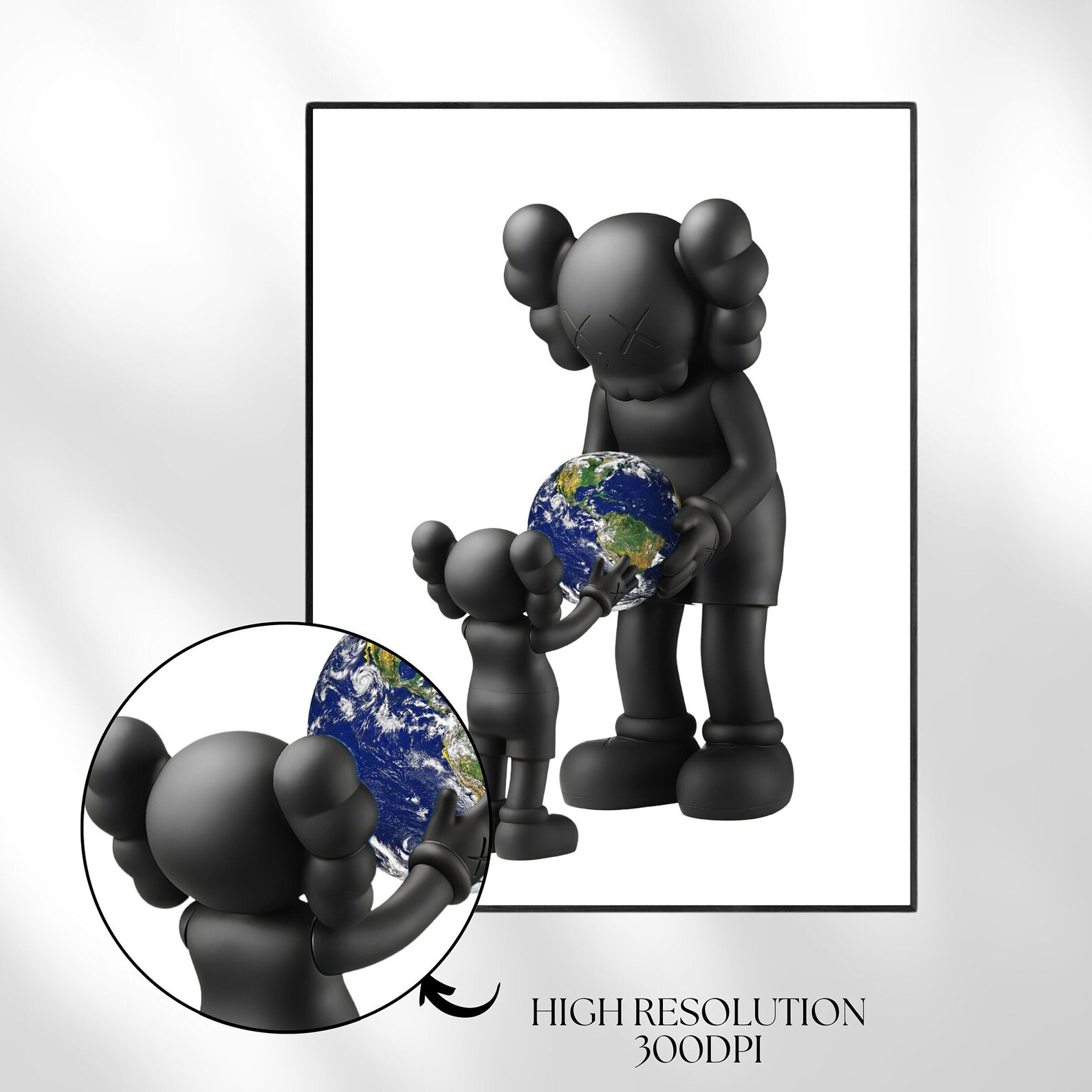 Kaws World Solo Poster, Hypebeast Toys, Figure Printable Wall Art ...