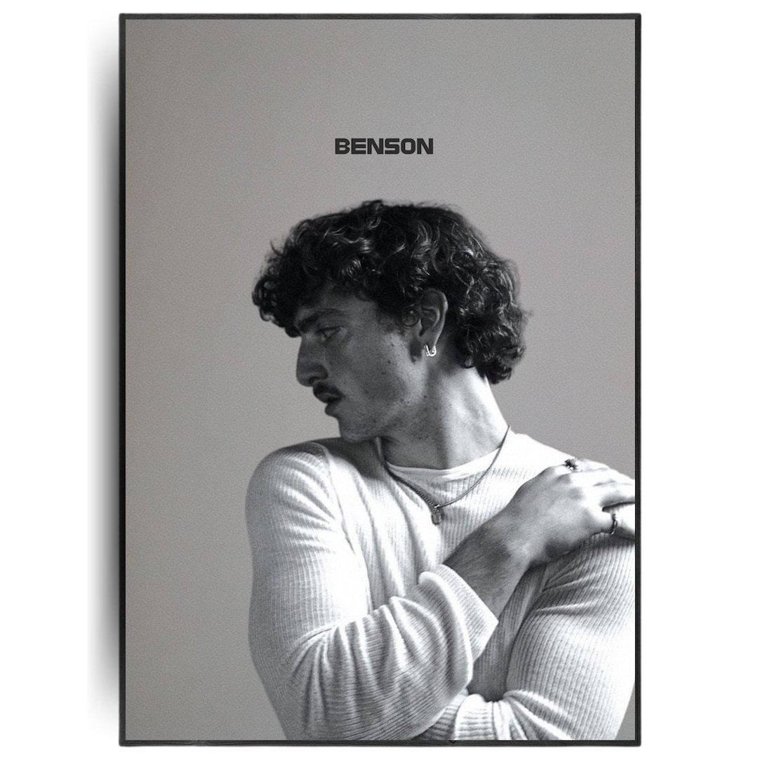 Benson Boone Poster Print, Artist Album Cover, Printable Wall Art ...