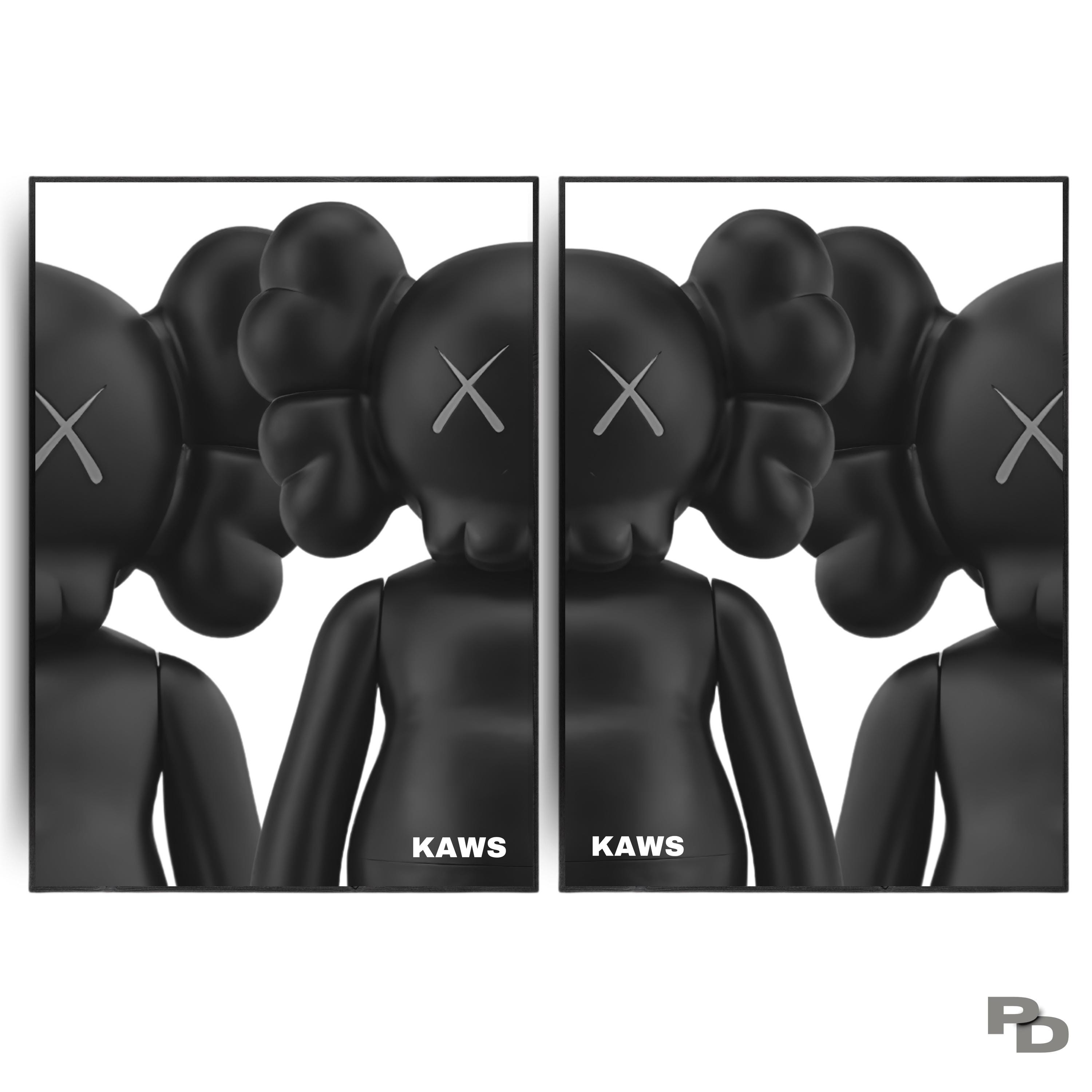 Kaws Head Duo Poster, Hypebeast Toys Poster, Figure Printable Wall Art ...