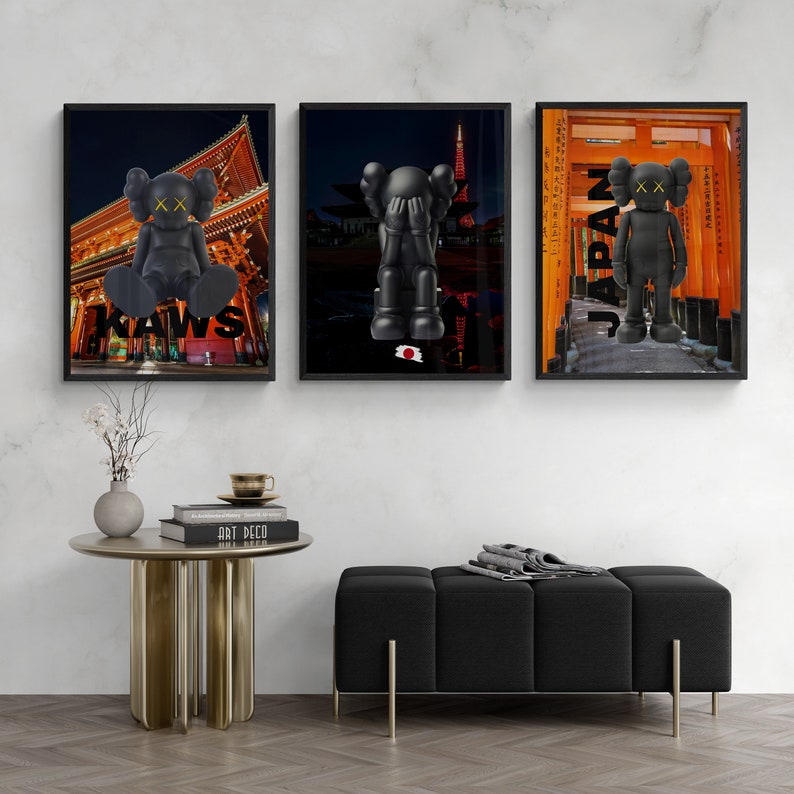 Kaws Japan Poster, Hypebeast Toys Poster, Figure Printable Wall Art ...