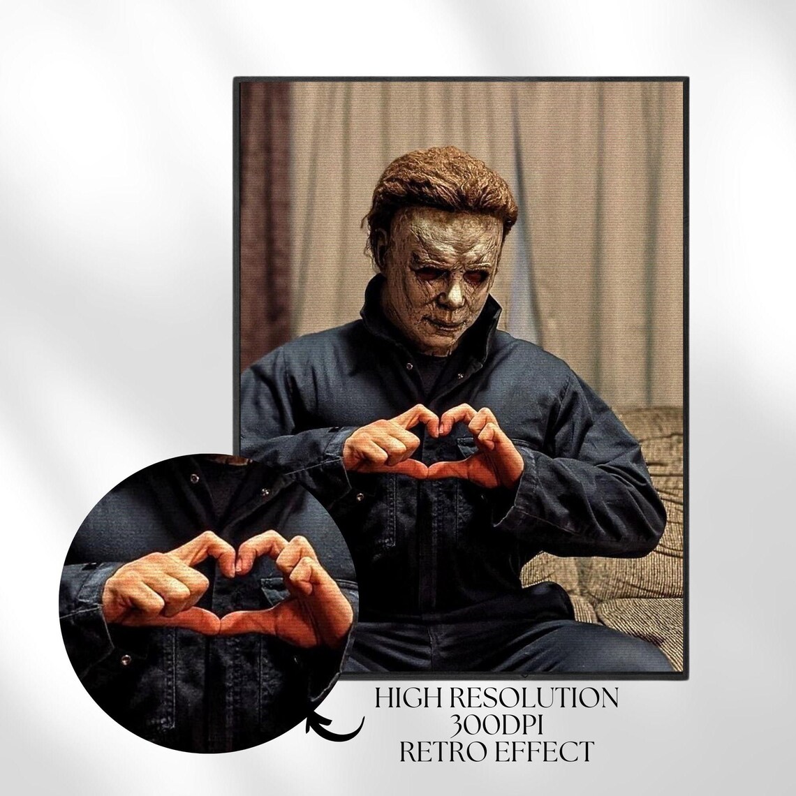 Michael Myers Poster, Digital Download, Movie Film Wall Art, Printable ...