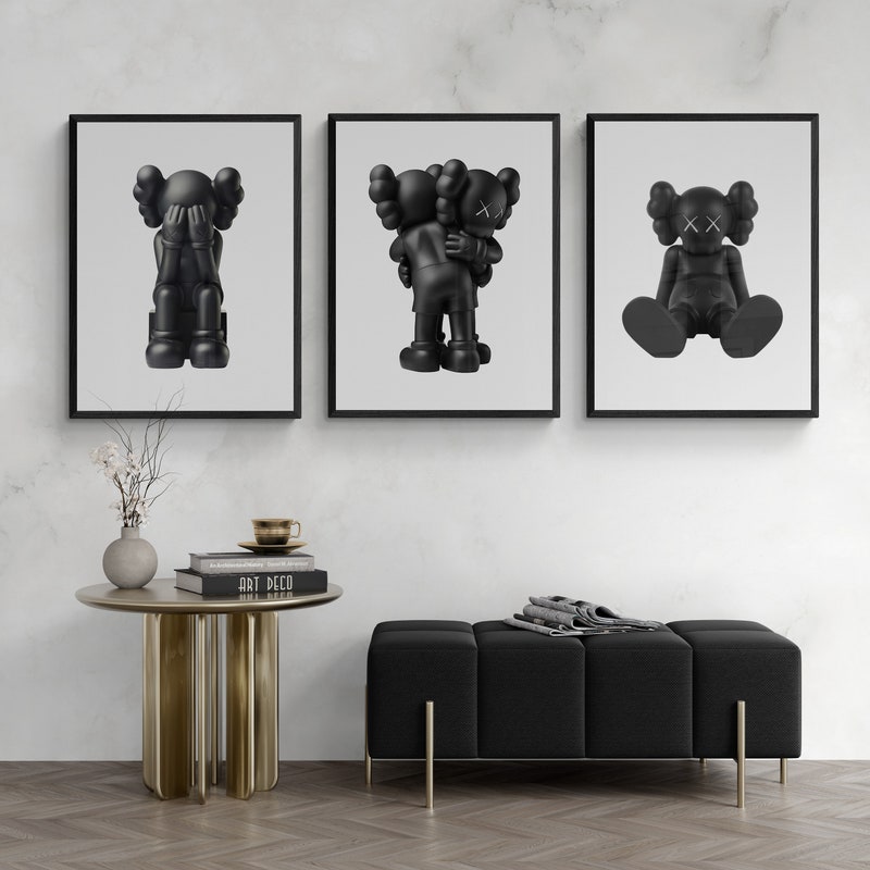 Kaws Wall Art - Etsy