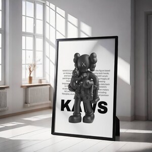 Kaws Triple Poster, Hypebeast Toys Poster, Figure Printable Wall Art ...