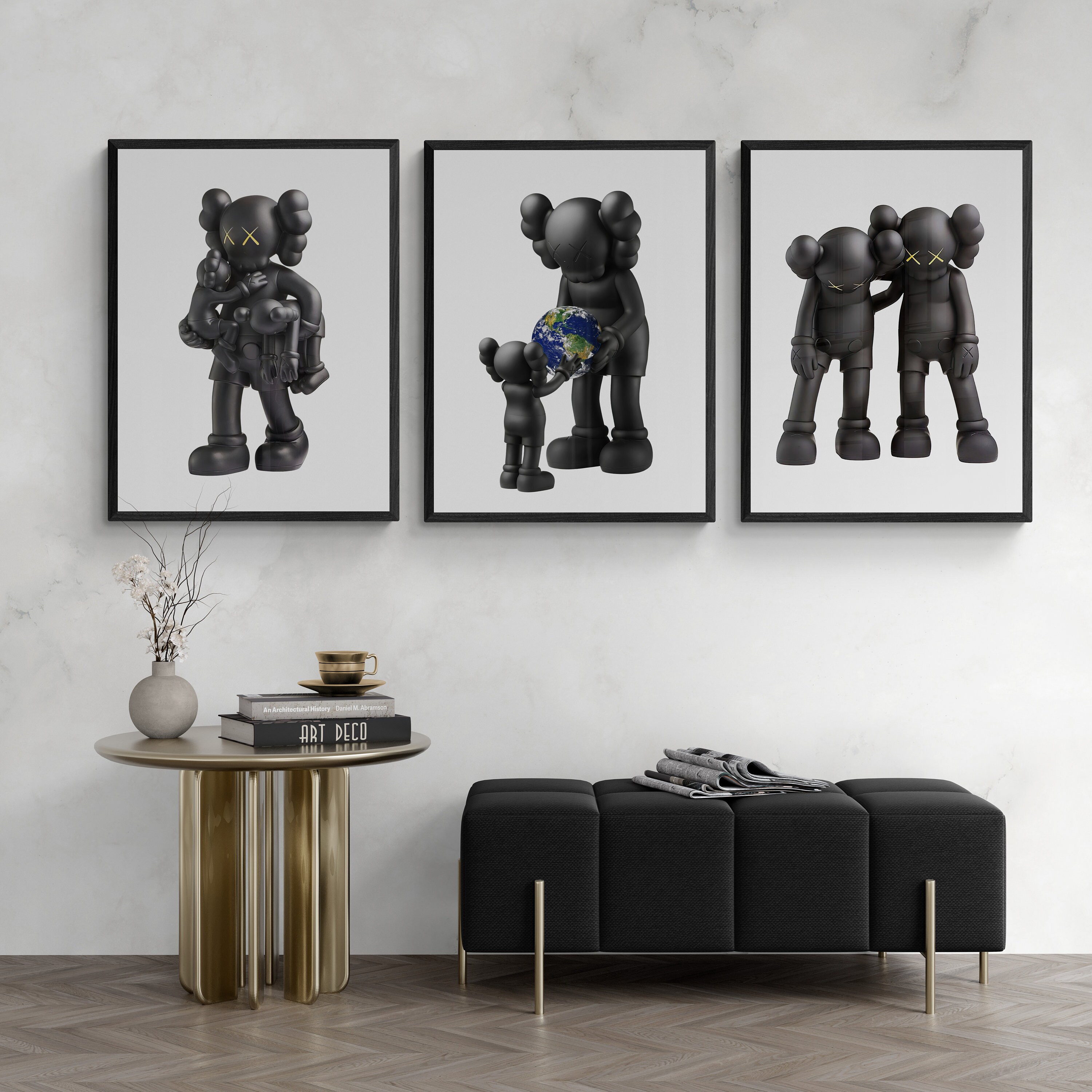 Kaws World Solo Poster, Hypebeast Toys, Figure Printable Wall Art ...