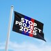 Stop Project 2025 Flag, Vote Flag, Democratic Party Flag, Biden Flag ...