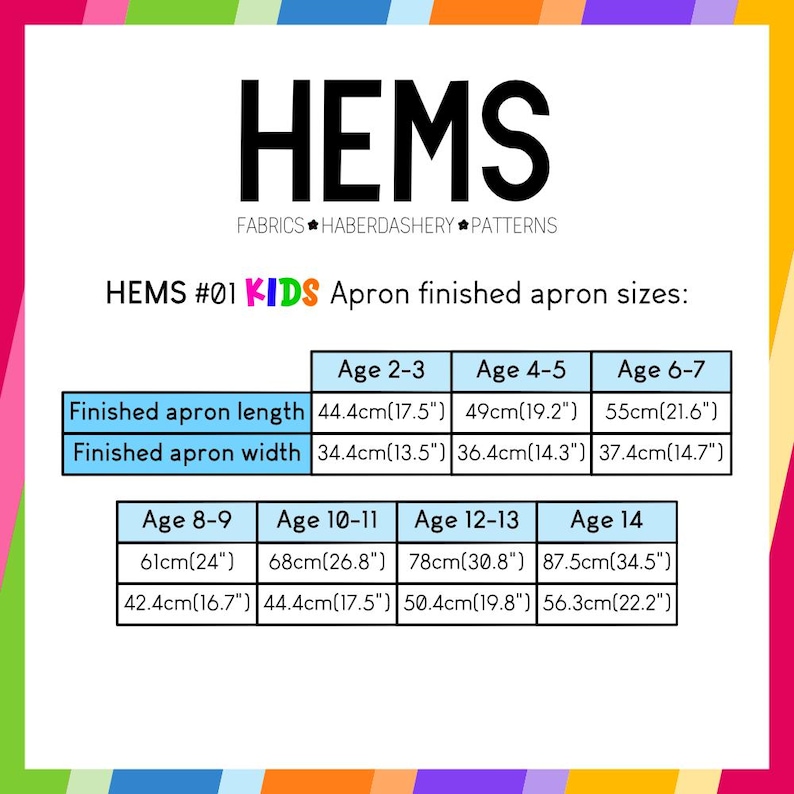 Kids Adjustable Apron Sewing Pattern – Beginner-friendly (PDF Pattern ...