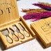 Personalized Cheese Tool Set, Bamboo Cheese Tool Set, Cheese Tools With ...